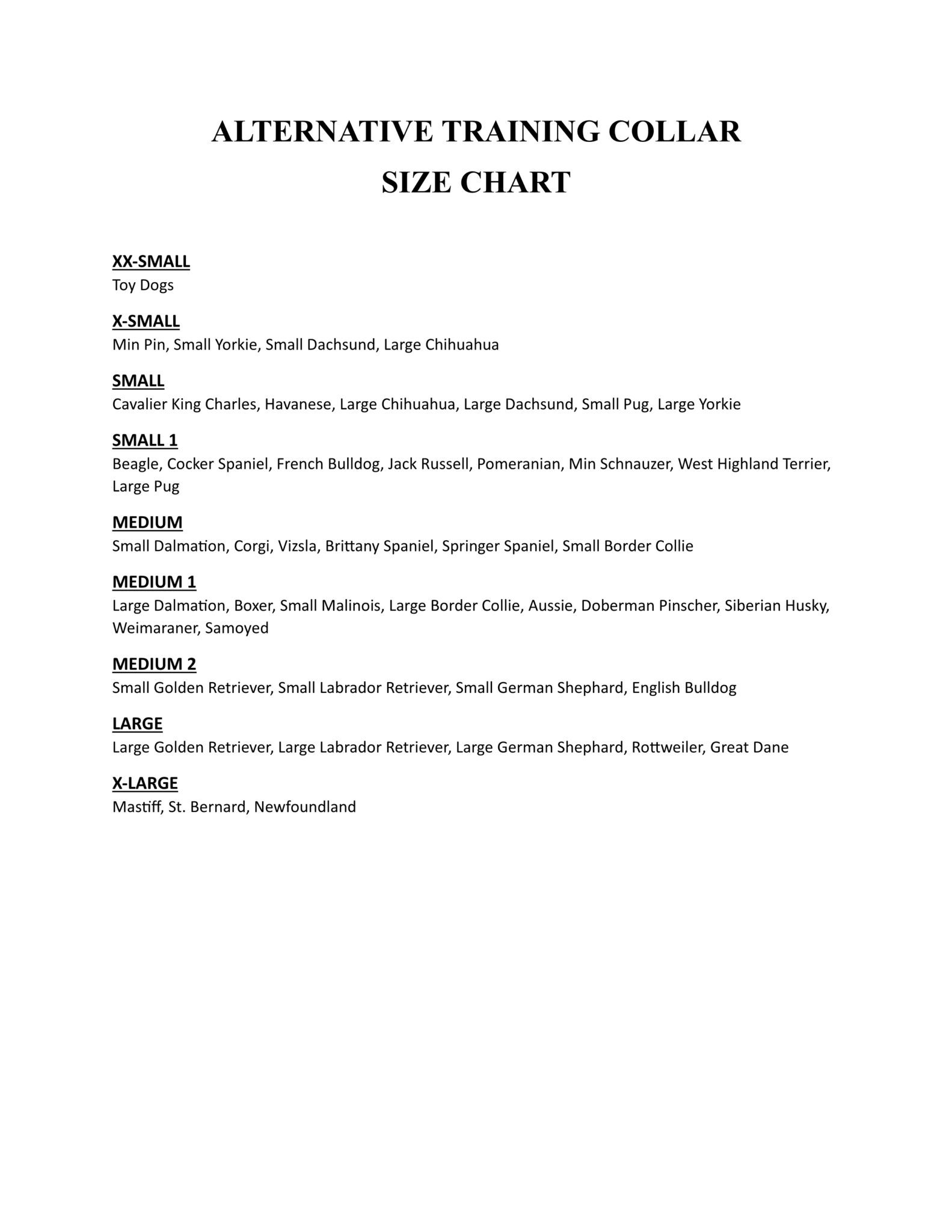 Joel Silverman’s Alternative Training Collar (TM) 9 Sizes – Official ...