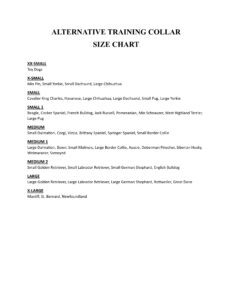 Joel Silverman’s Alternative Training Collar (TM) 9 Sizes – Official ...